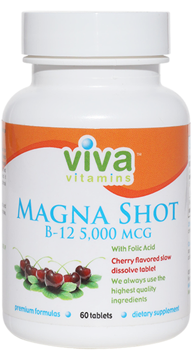 Magna Shot B-12 (5000 mcg) – Viva Vitamins Supplements